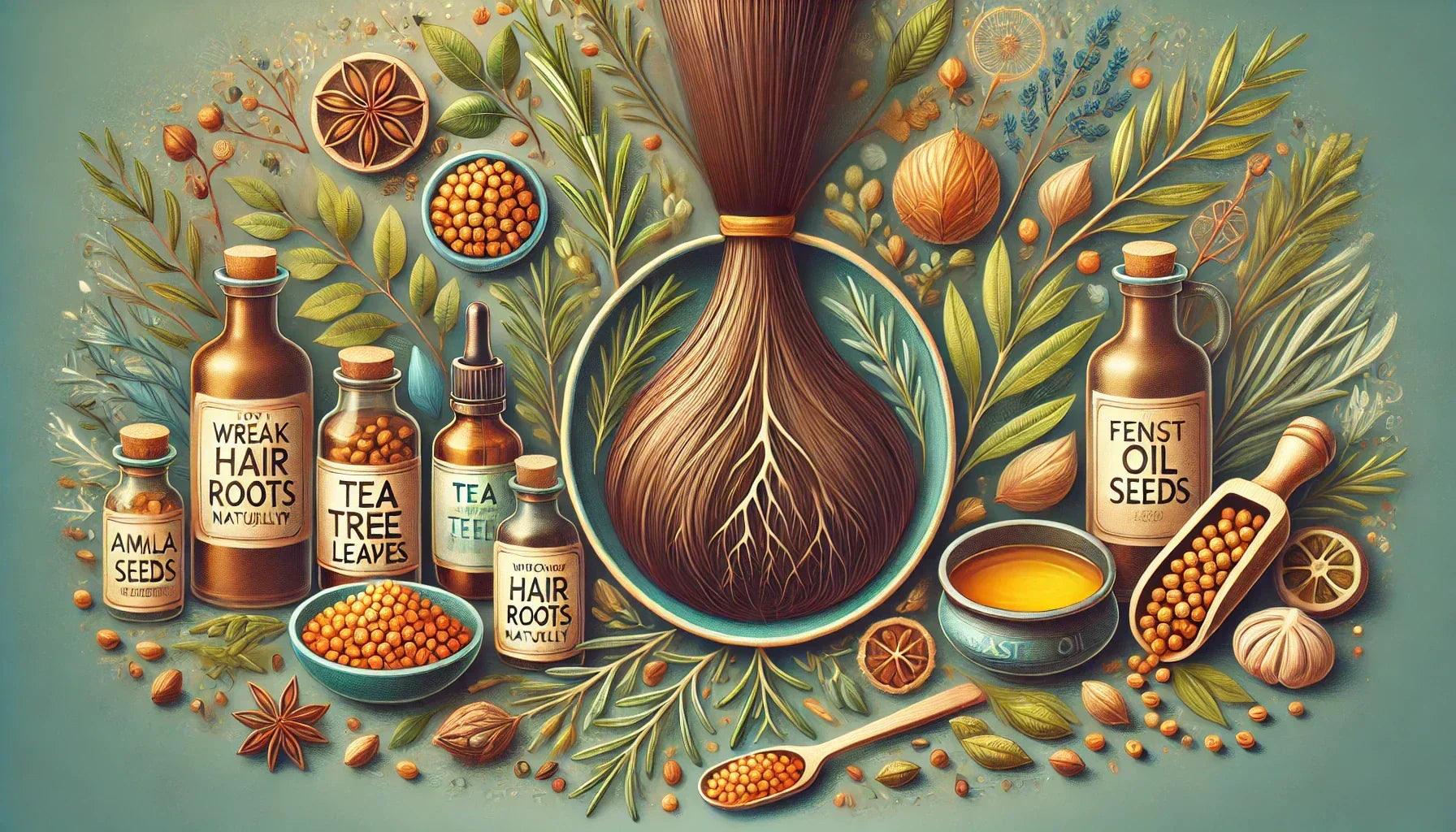 Natural Ways to Improve Weak Hair Roots | Veda Harvest Veda's Insights blog